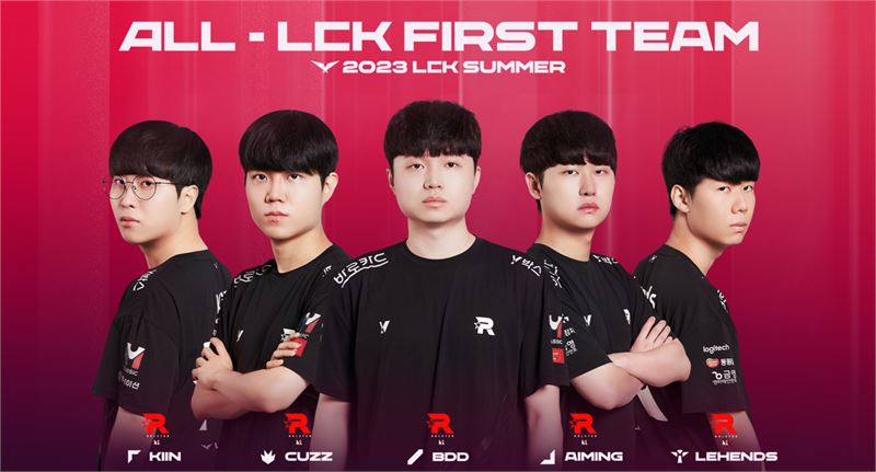 LCK 서머 어워드 결과 발표…KT 전원 '올 LCK 퍼스트 팀' 선정 (+영상)